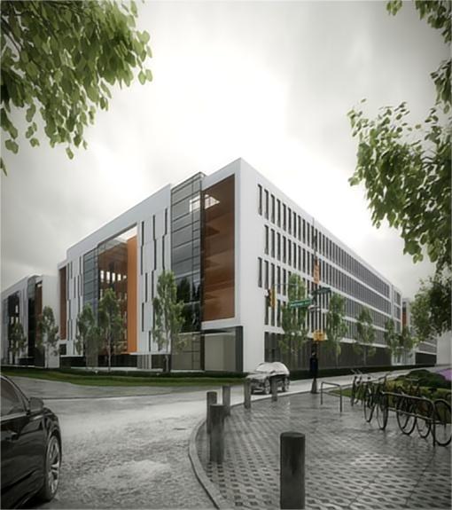 Steel Frame Office Building